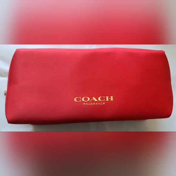 Coach | Bags | Coach Red Fragrance Pouch | Poshmark